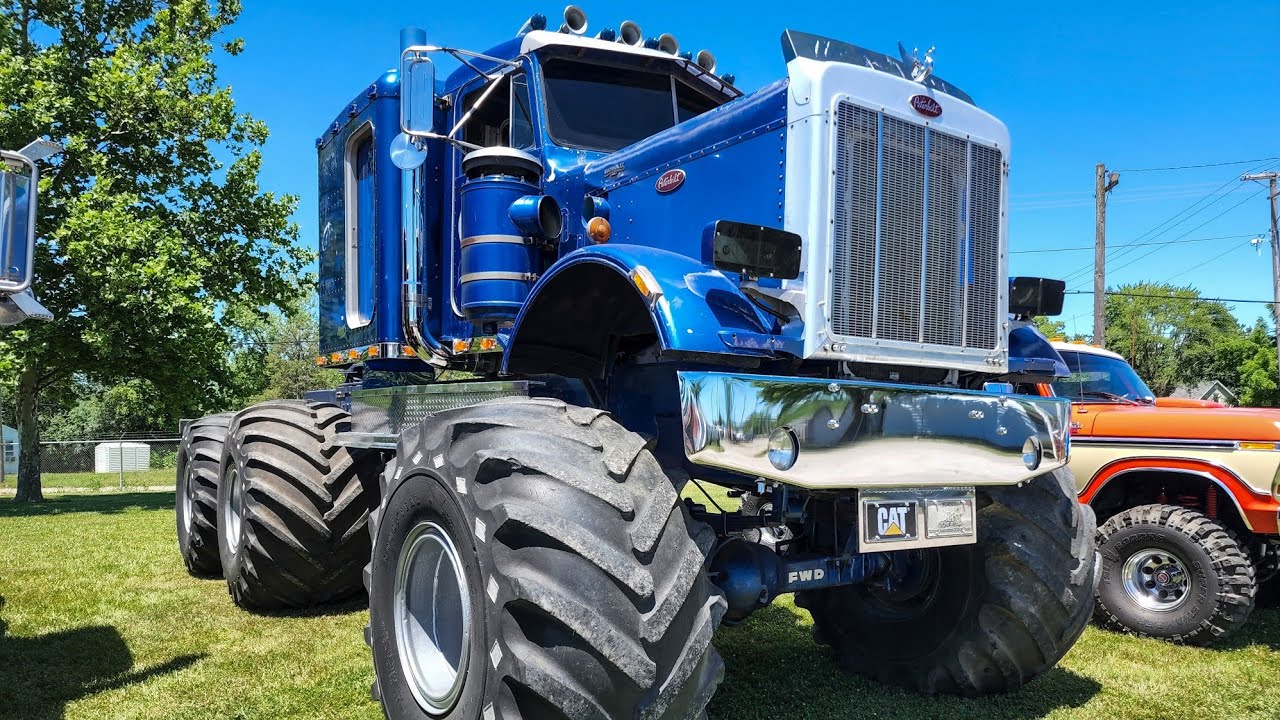 KING OF THE ROAD IS ALIVE Behemoth 6x6 Peterbilt Monster Truck - YouTube