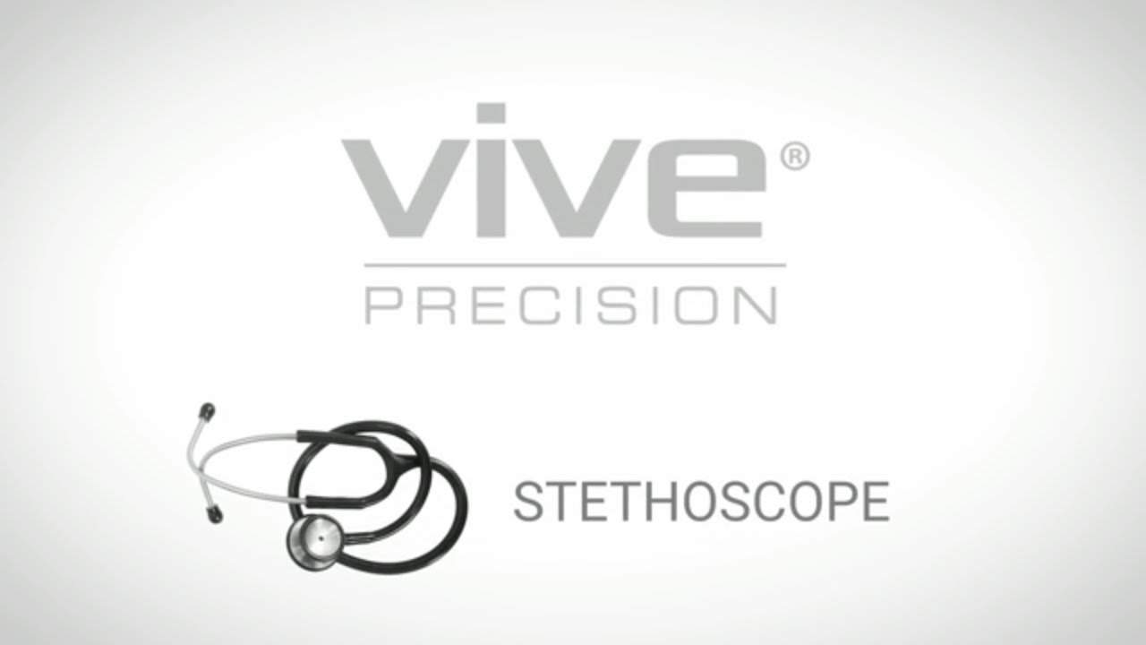 Stethoscope by Vive Precision (Best Dual Head Diaphragm Bell For ...