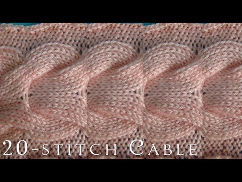 How-To  |  20-Stitch Cable  |  Knitting