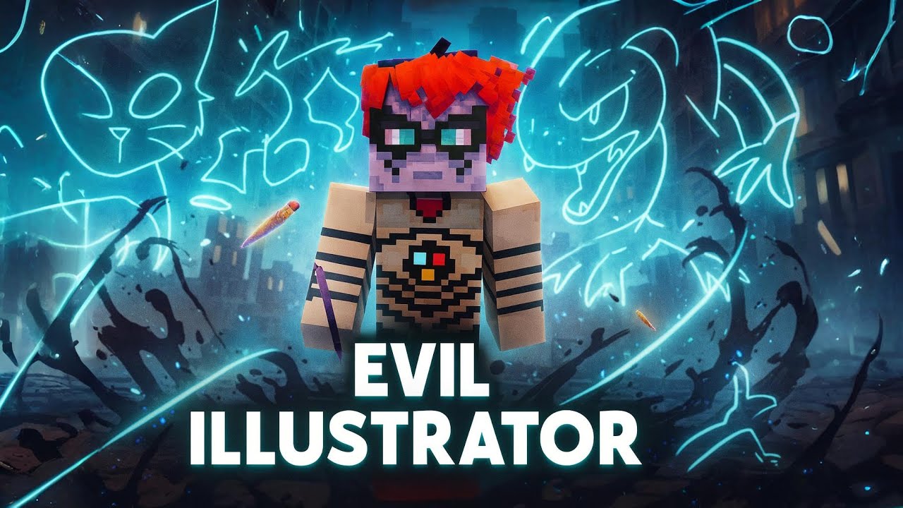 Minecraft Miraculous – Evil Illustrator Mod Showcase! ️ - YouTube