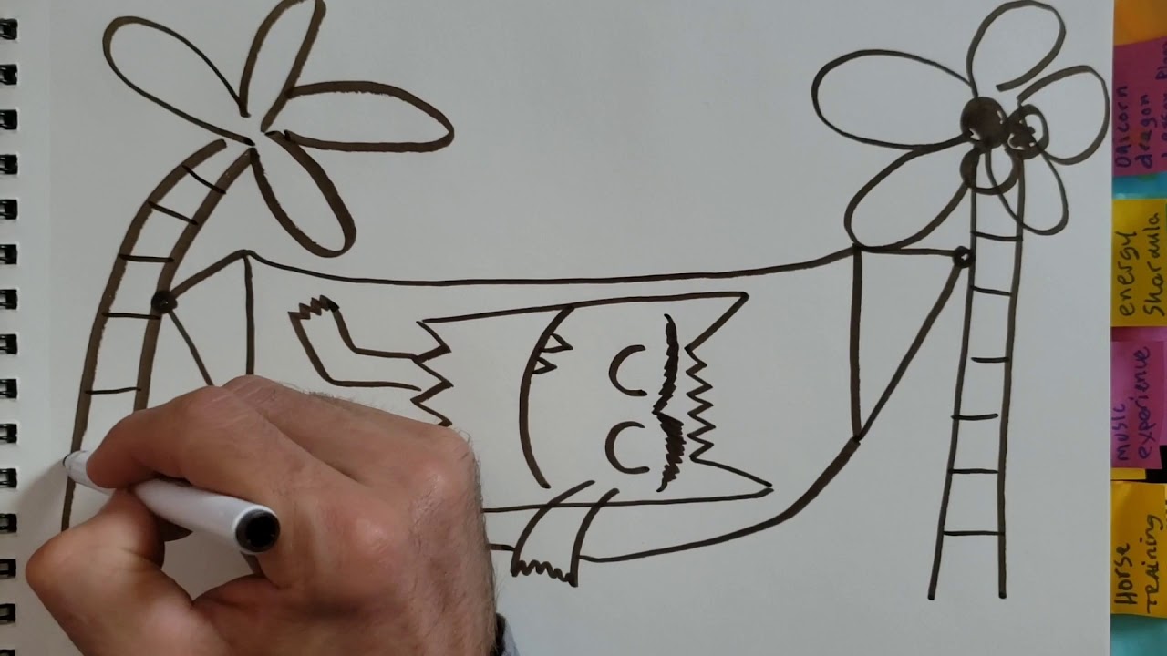 How to draw the calm monster. - YouTube