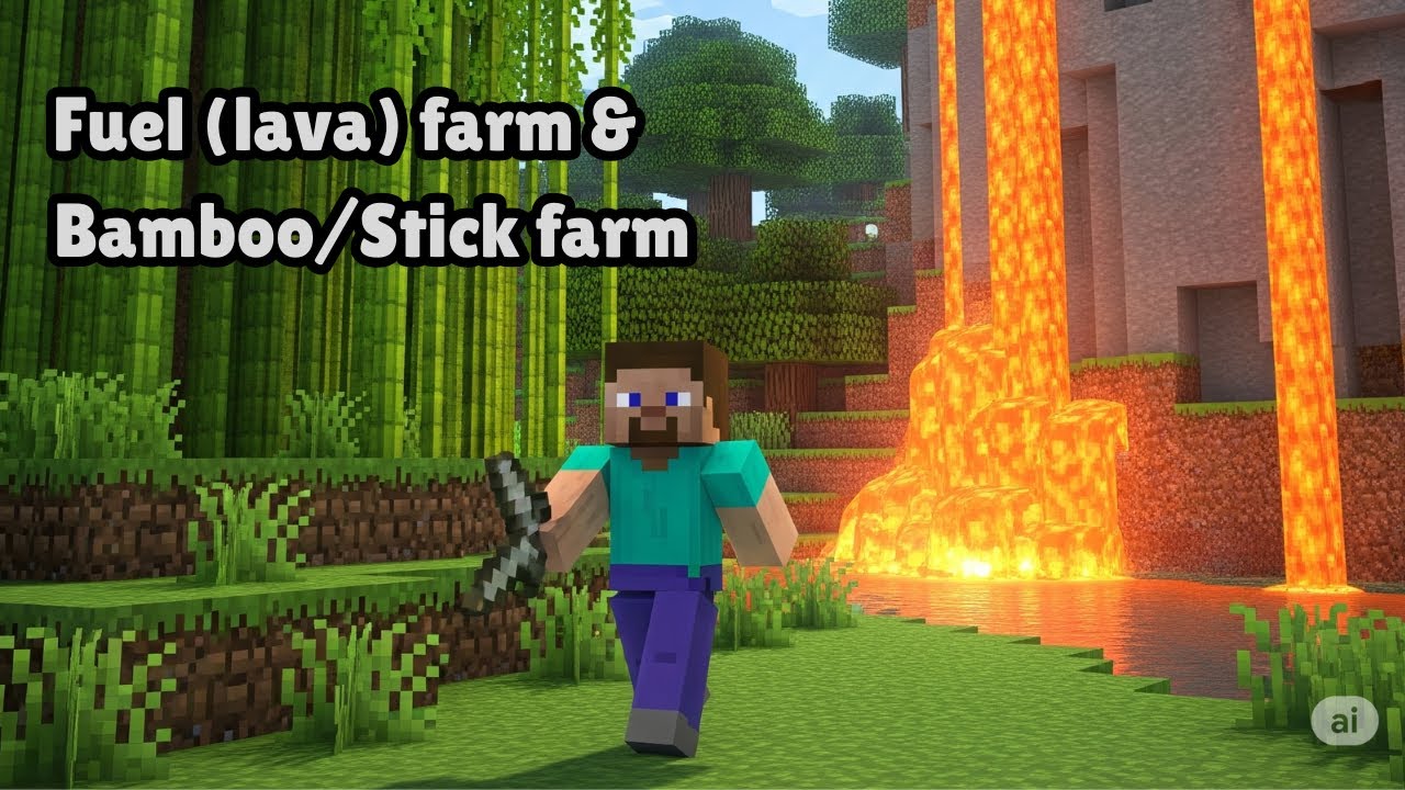 Infinite Fuel Farm & Infinite Wood/Stick Farm - YouTube