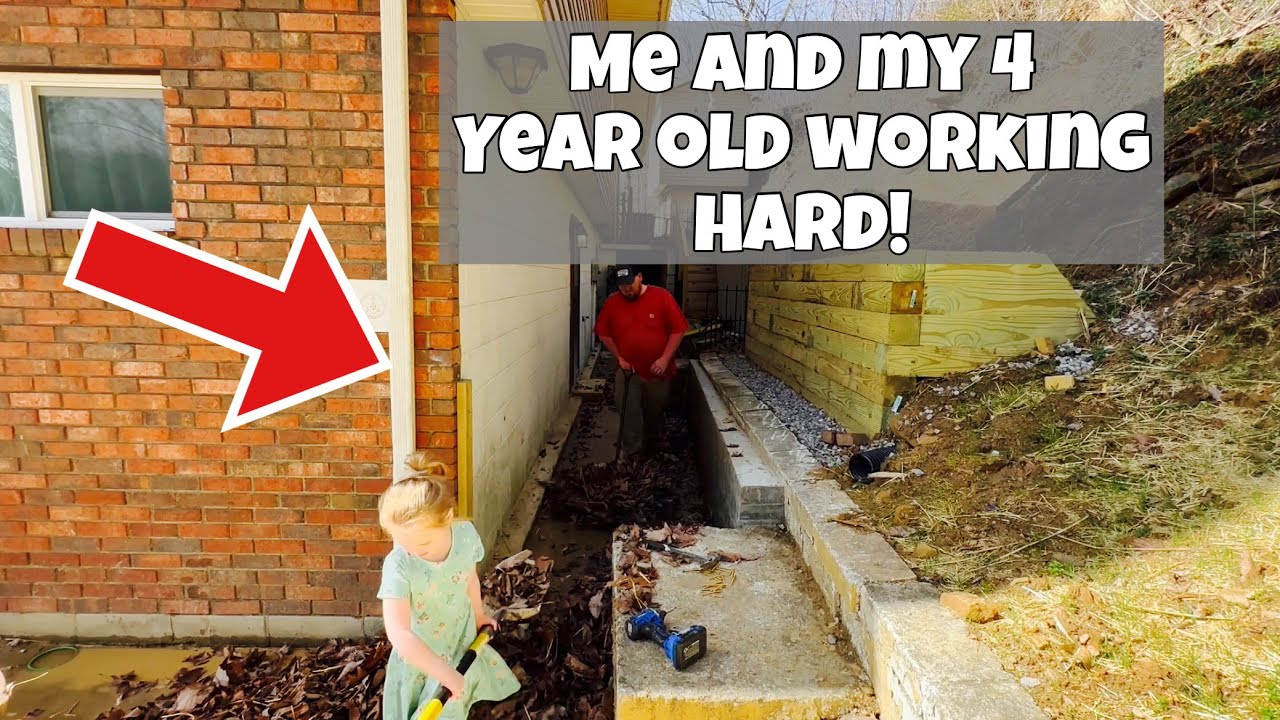 CLEANING UP FOR FREE A MASSIVE PILE OF LEAVES AND LEFTOVER FLOOD MUD ...