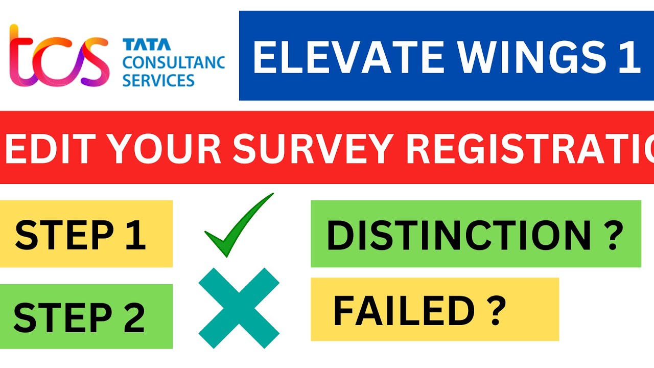 Tcs Elevate Wings1 All Confusions And Registration Survey 2022 Elevate Wings 1 Digital Rs
