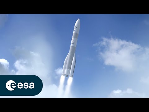 Ariane 6 launch animation