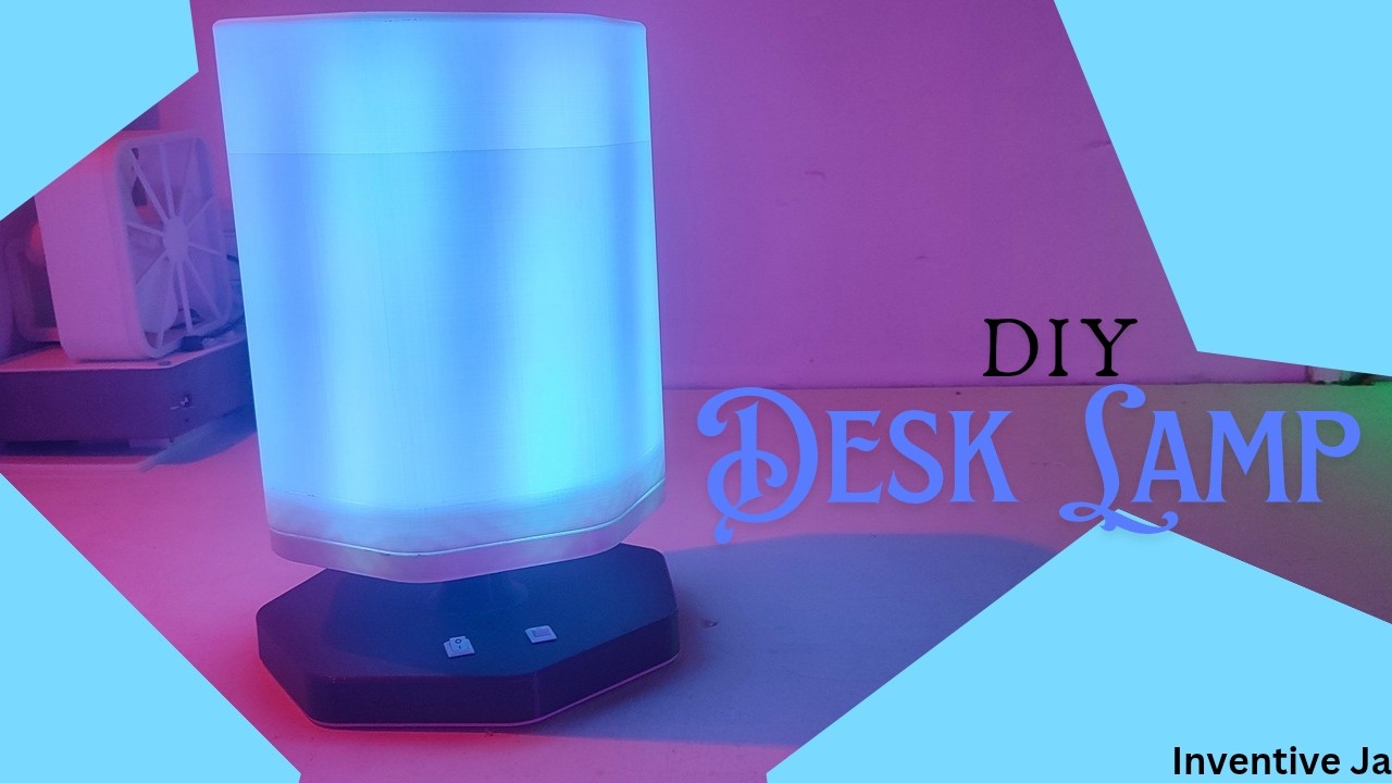 How to make a 3D Printed Heptagonal RGBW Desk Lamp - DIY Tutorial - YouTube