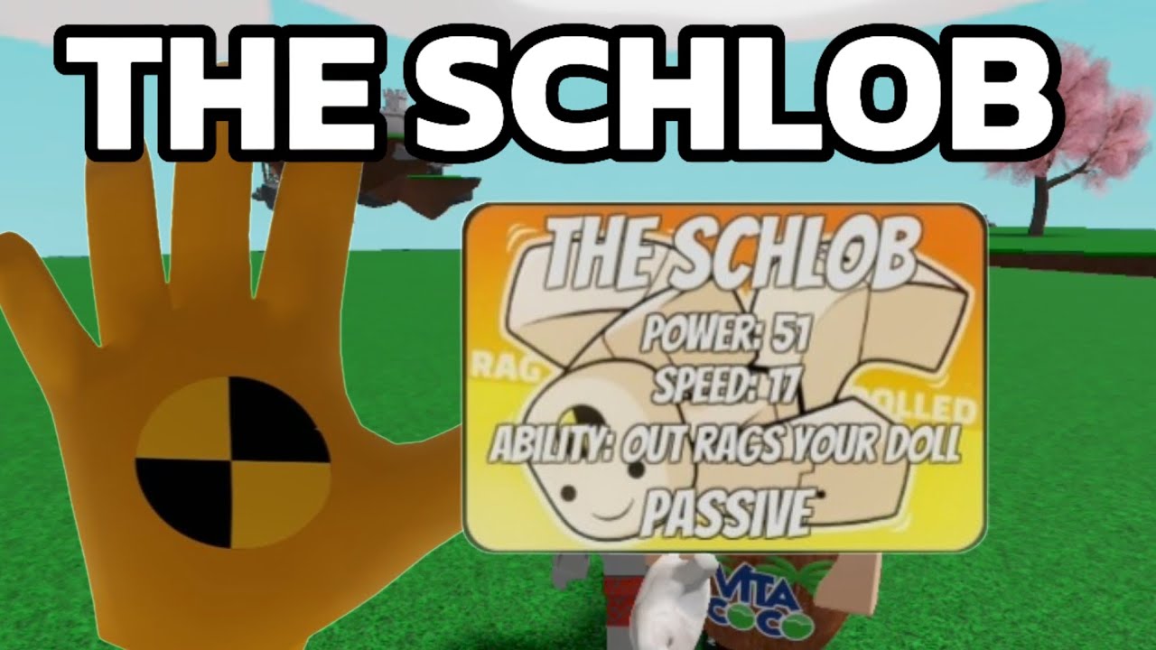 How to get the Schlob glove + showcasing in Roblox Slap Battle - YouTube