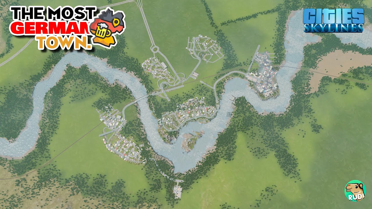 The Most German Town - Cities:Skylines final project - Speedbuild - YouTube