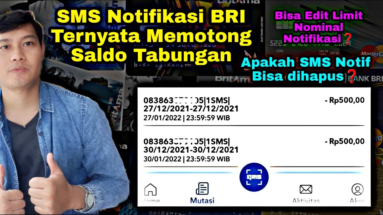 PERBANKAN - Cara Hapus atau Menonaktifkan Layanan SMS Notifikasi BRI ...