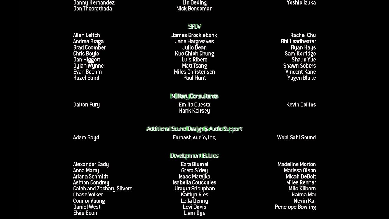 "Call of Duty 8: Modern Warfare 3", game Credits - YouTube