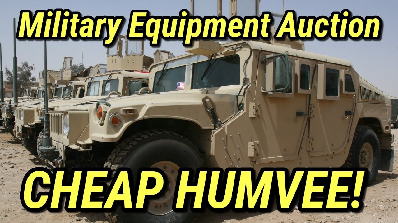 Military Equipment Auction GovPlanet CHEAP HUMVEE! - YouTube