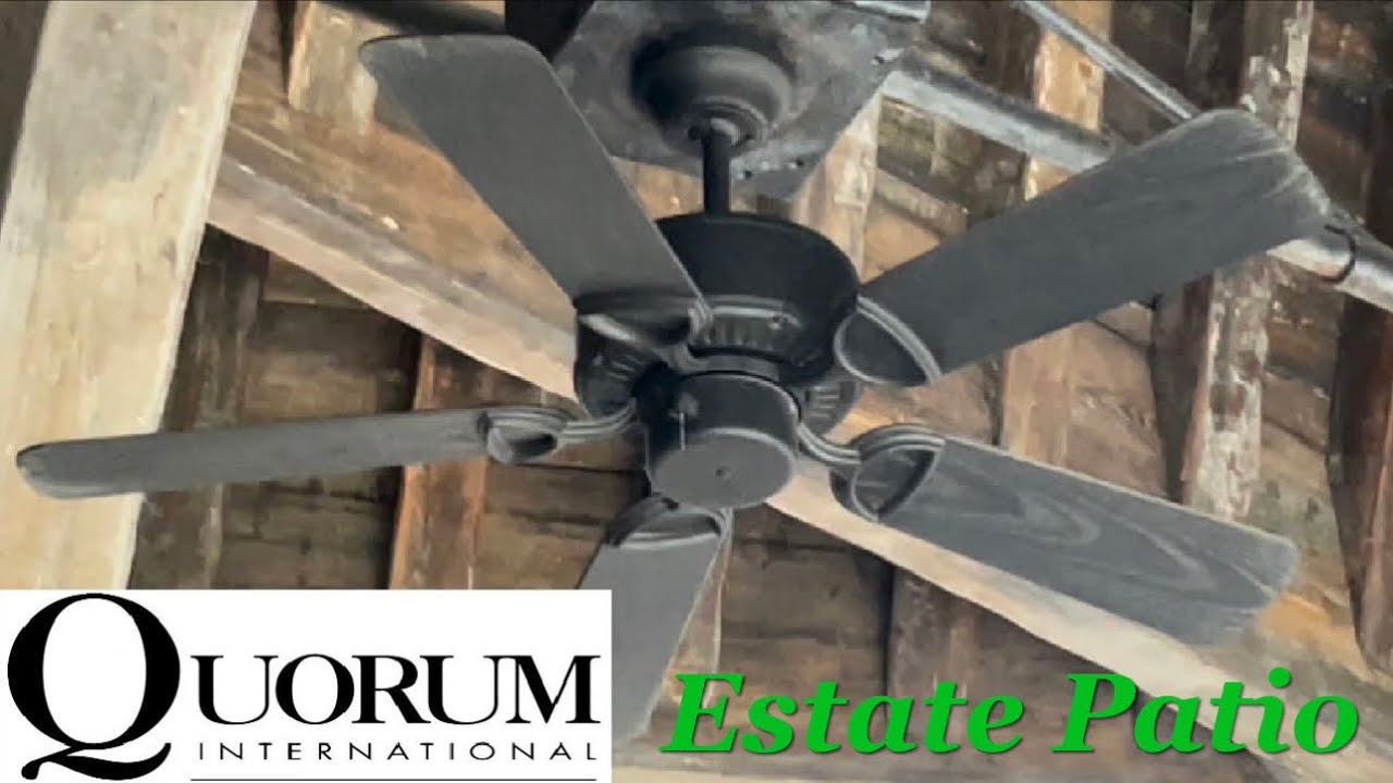 From the archives: 42” Quorum Estate Patio Ceiling fans - YouTube