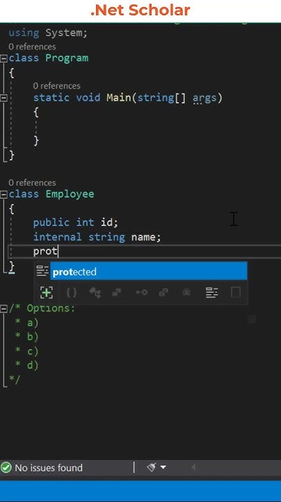 Programming Quiz Questions Q004 Dotnet Scholar Shorts Csharp Dotnet Developer