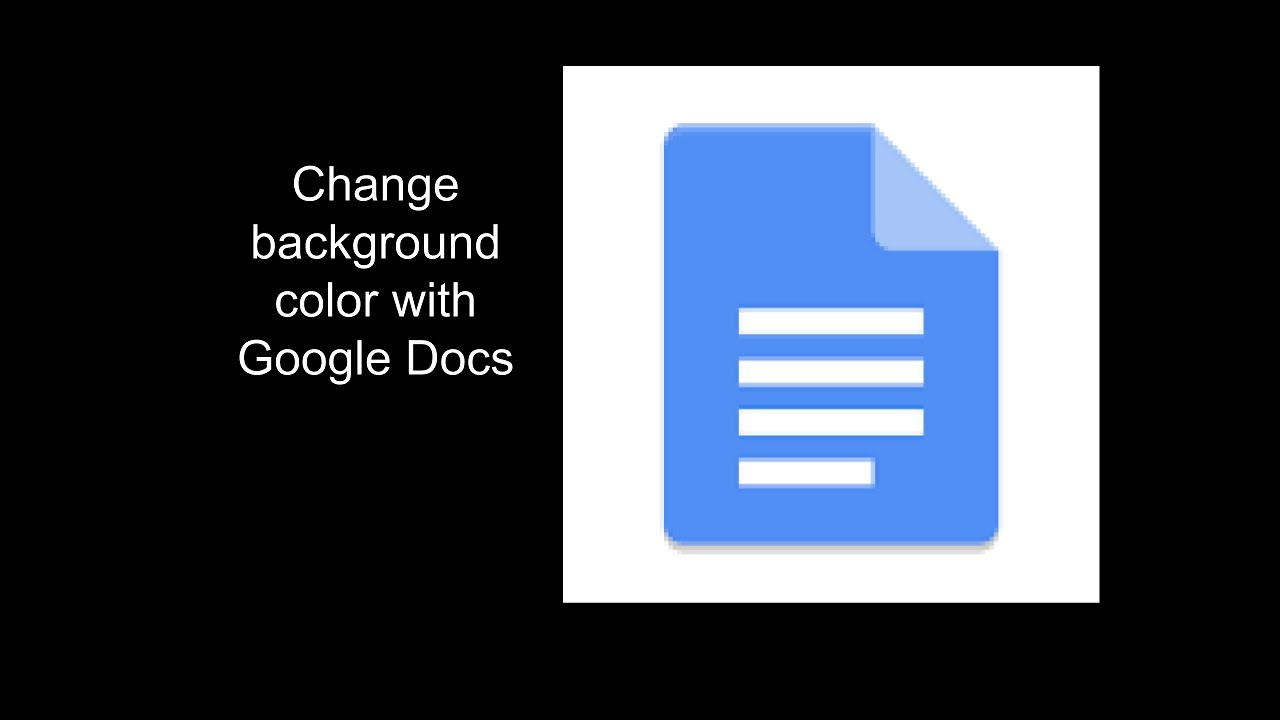 Change Background Color On A Document YouTube Change Background Color On A Document YouTube