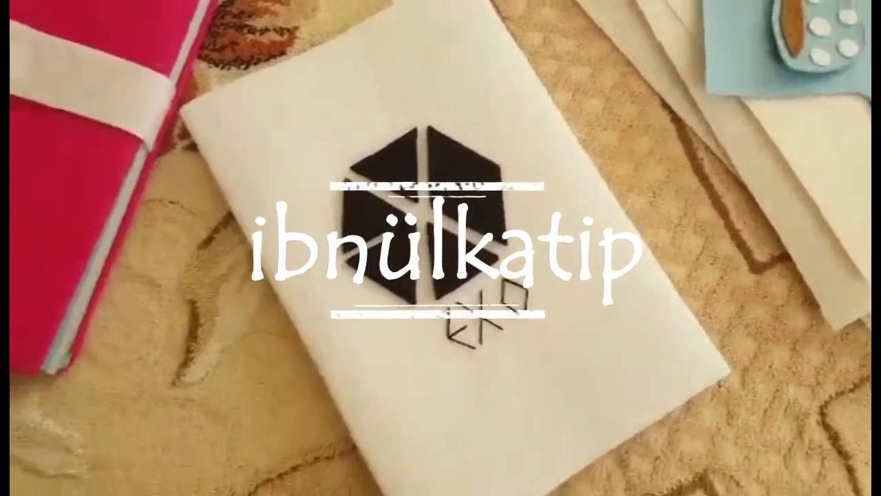 Okula Dönüş DIY - defter süsleme (Hazırlayan ibnülkatip) - YouTube