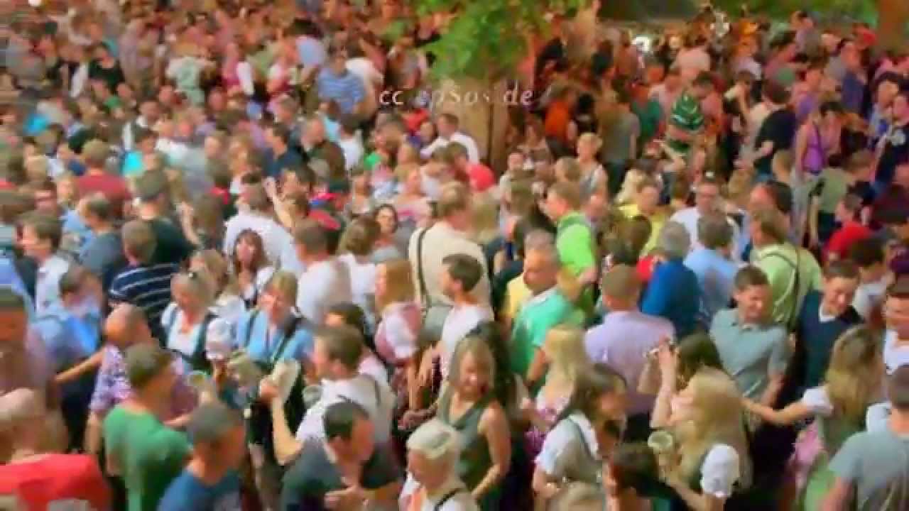 Wild Crowd of Public Concert in Germany - YouTube