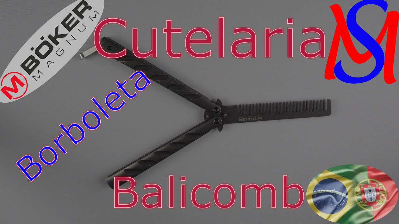 Boker Magnum Balicomb - Pente EDC de estilo borboleta - YouTube