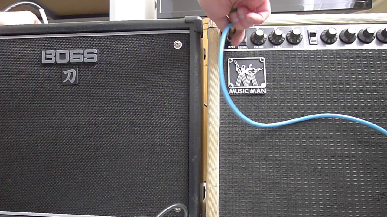 Boss Katana 50 vs Music Man rd 110 Boss Me Crunch - YouTube