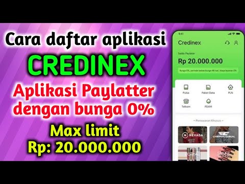 Cara daftar aplikasi credinex terbaru - YouTube