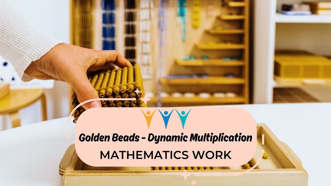 Dynamic Multiplication with Golden Beads | Montessori Math Materials ...