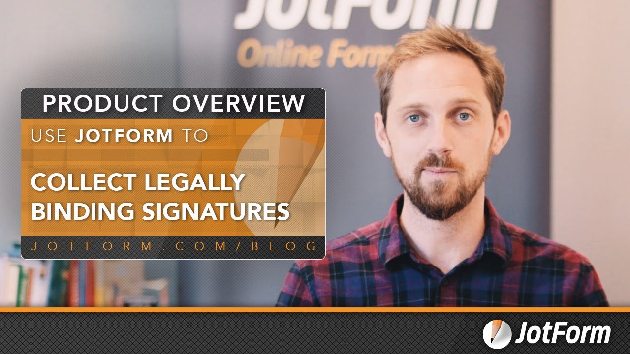 Use Jotform to Collect Electronic Signatures - YouTube
