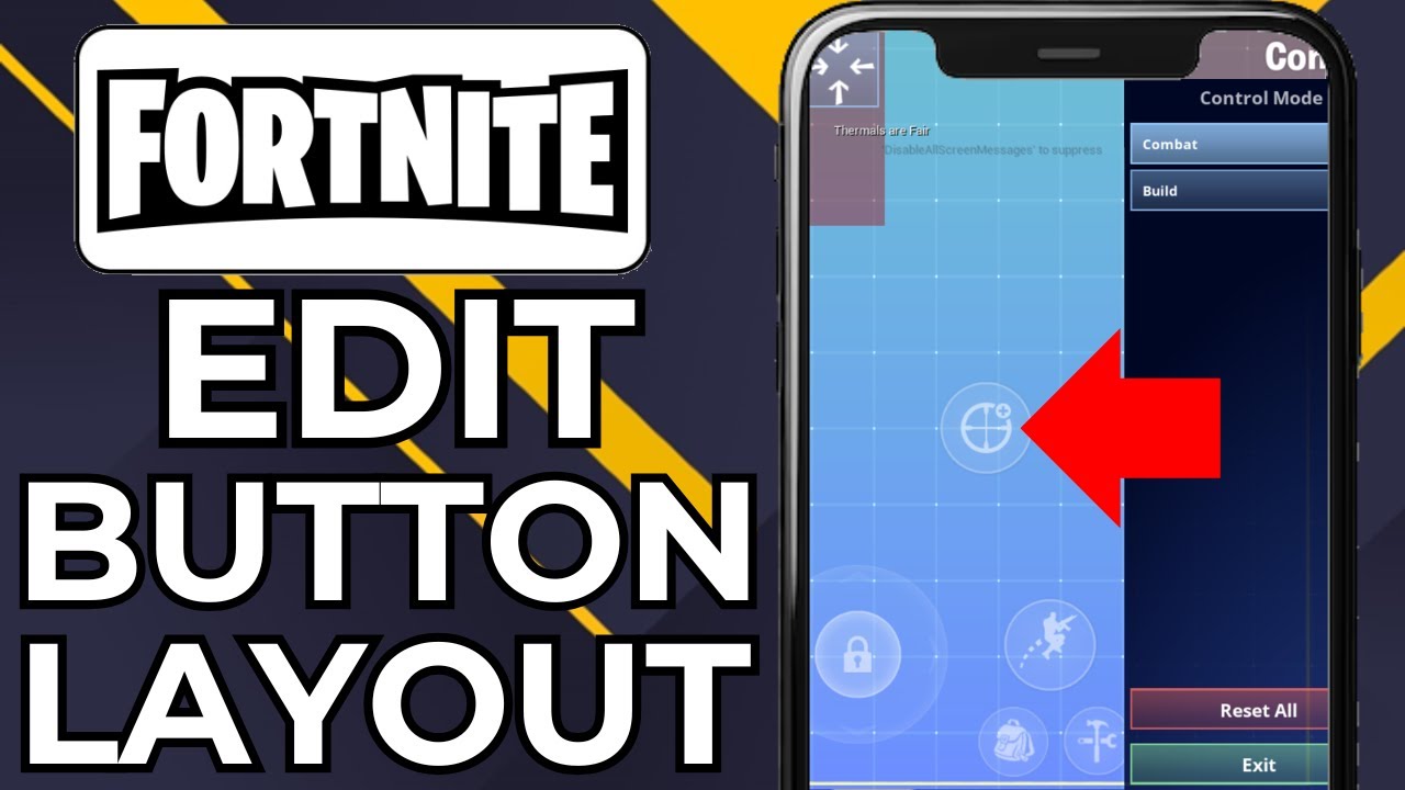 HOW TO CHANGE BUTTON LAYOUT ON FORTNITE MOBILE (2025) - YouTube