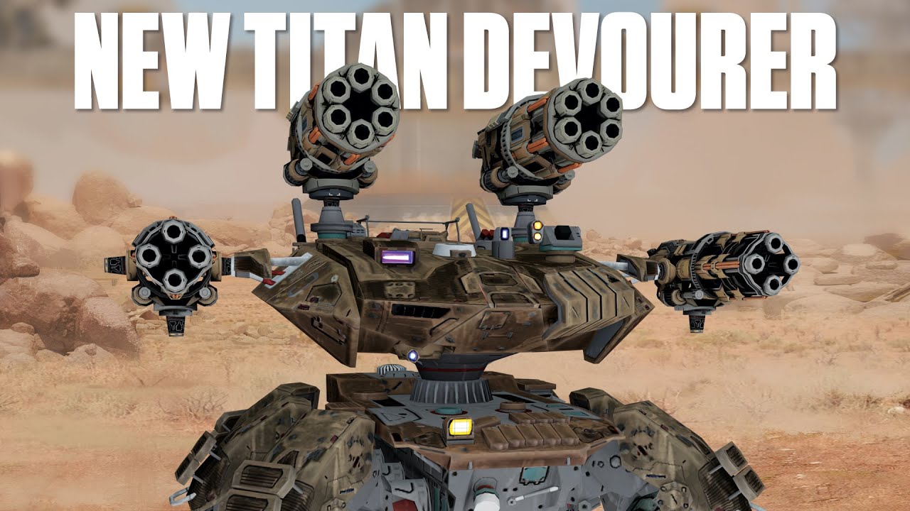War Robots: New Spider Titan Devourer With Arbiter And Equalizer ...
