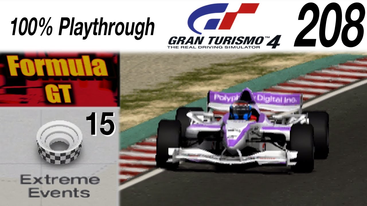 Gran Turismo 4 - #208 - Formula GT World Championship || Race 15 - YouTube
