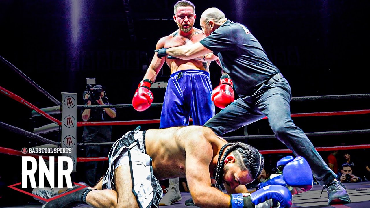 Dancing Meathead Taunts Opponent After Knockout - YouTube