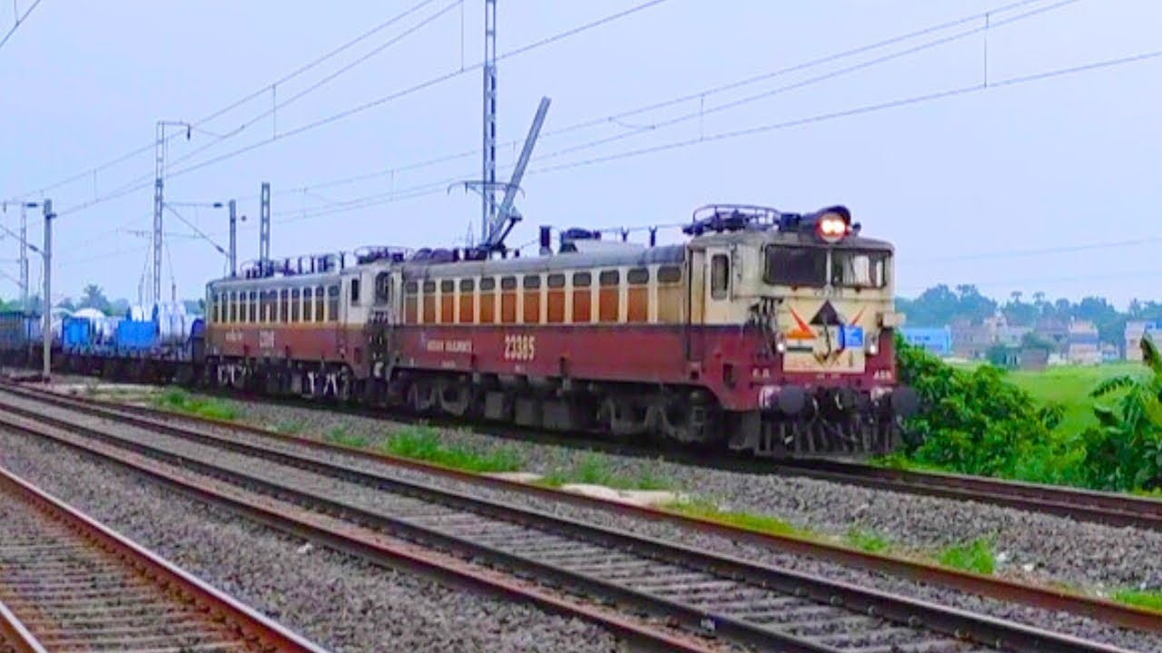 Twin WAG 5 Most Sucessfull Loco Push Pull Heavy Weight Freight Train 🔥 ...