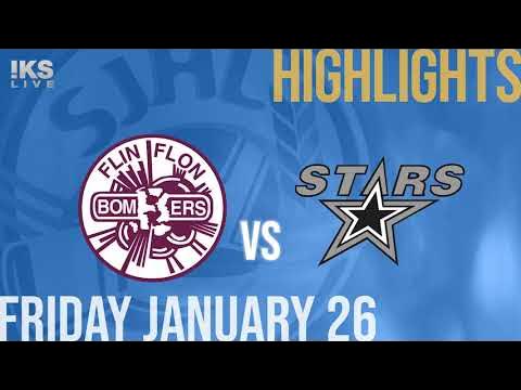 Flin Flon Bombers vs Battlefords North Stars Jan 26th - YouTube