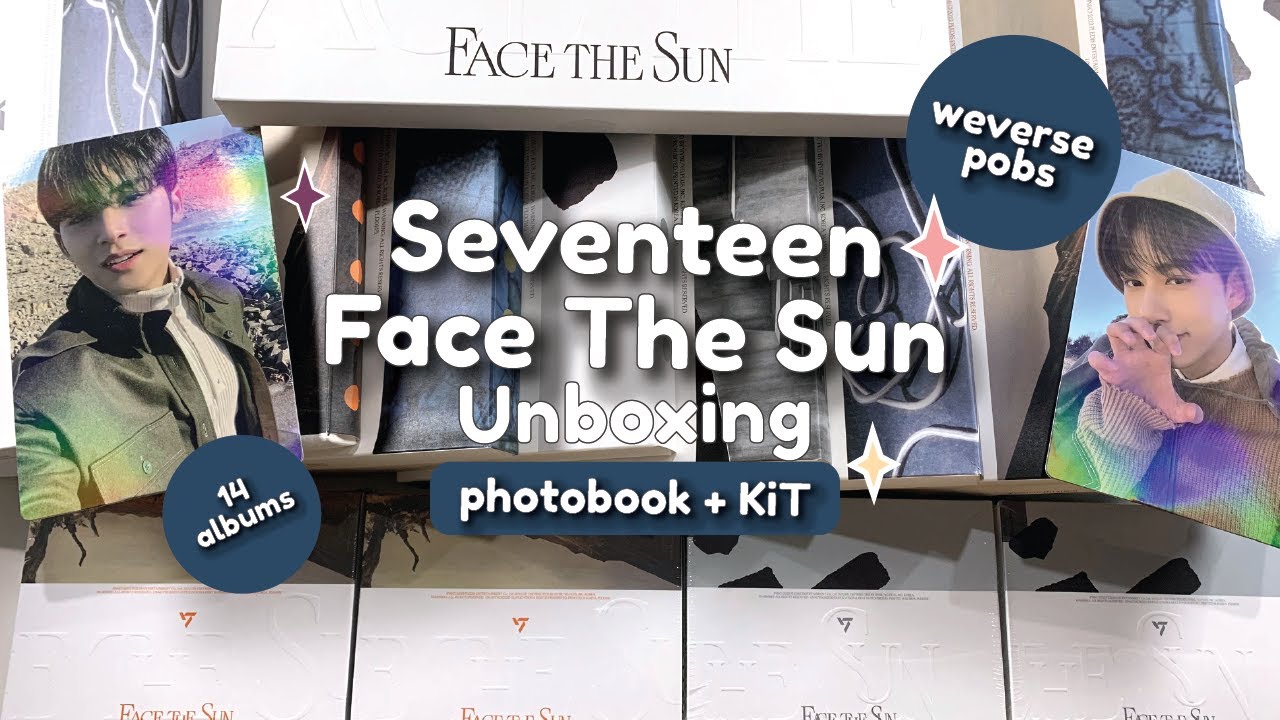 Seventeen Face The Sun Unboxing ♡ Photobook + KiT | My Photocard ...
