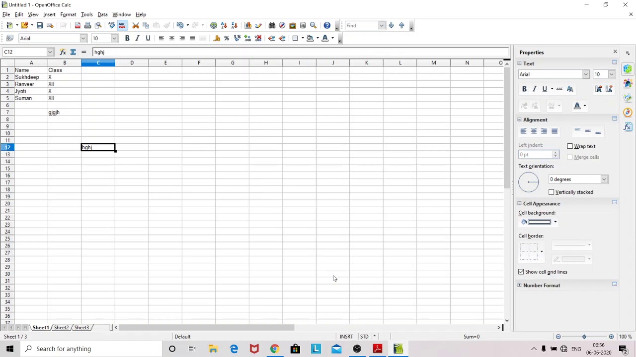 Protect sheet and document in open office calc - YouTube