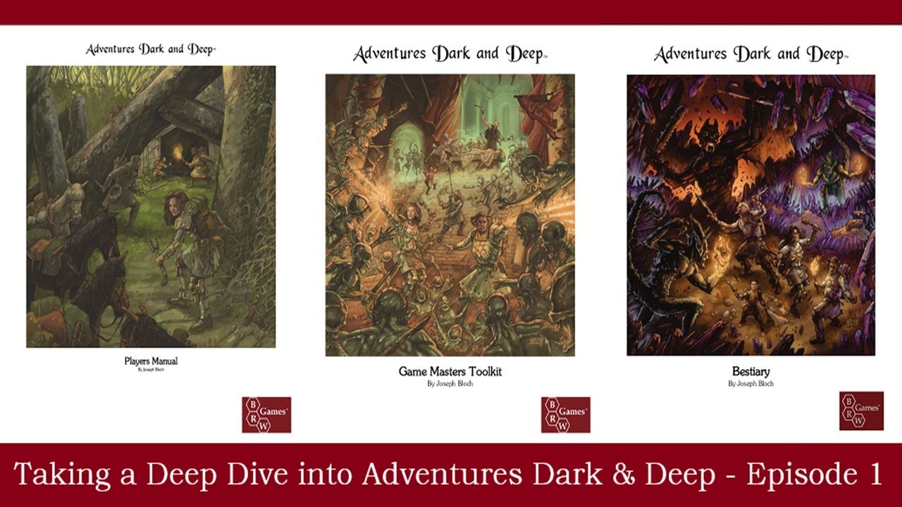 Taking a Deep Dive into Adventures Dark & Deep - Episode 1 - YouTube