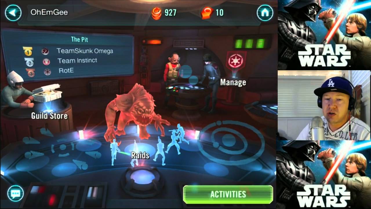 Star Wars: Galaxy Of Heroes - I Created A Guild - YouTube