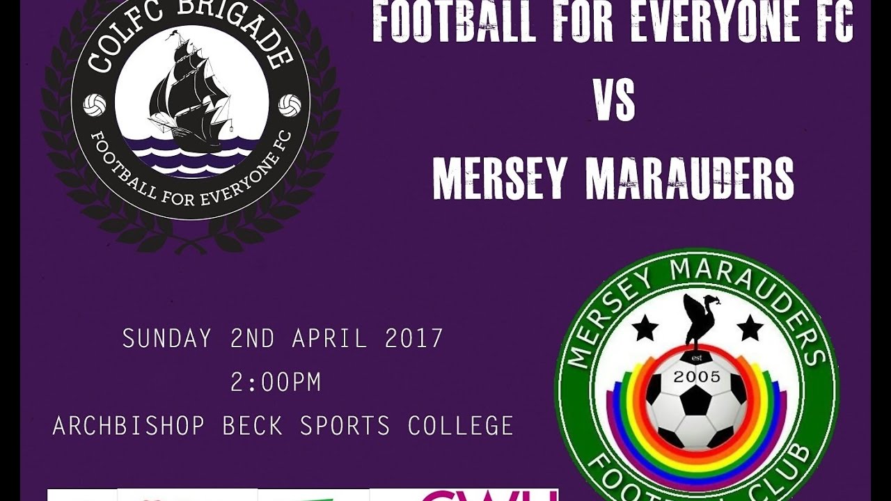 Football for Everyone FC VS Mersey Marauders FC 03/04/2017 - YouTube
