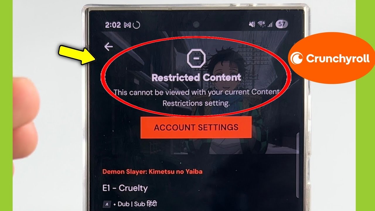 Fix Crunchyroll | Restricted Content This cannot be viewed with your ...