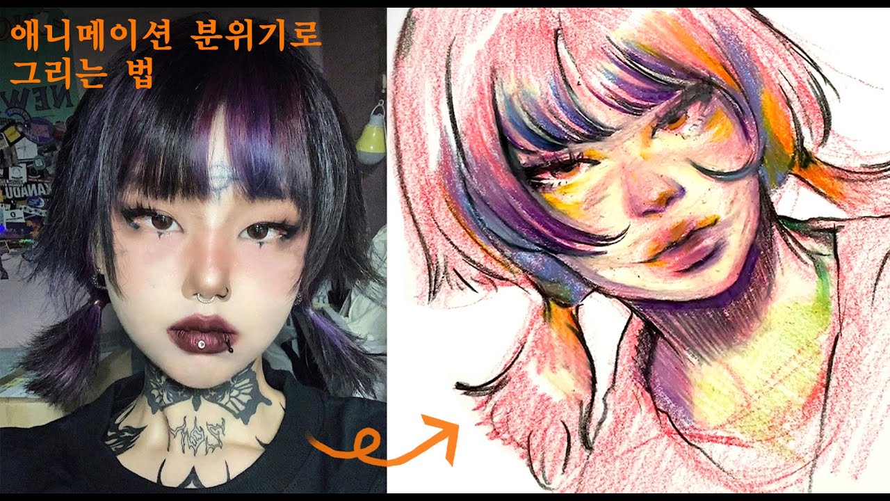 HOW I DRAW "ANIME STYLE" from "REFERENCE" [Tips] - YouTube