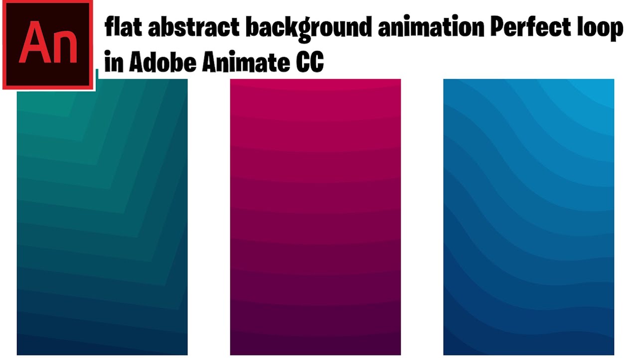 Abstract backgrounds animation | Adobe Animate CC Tutorial | Background ...