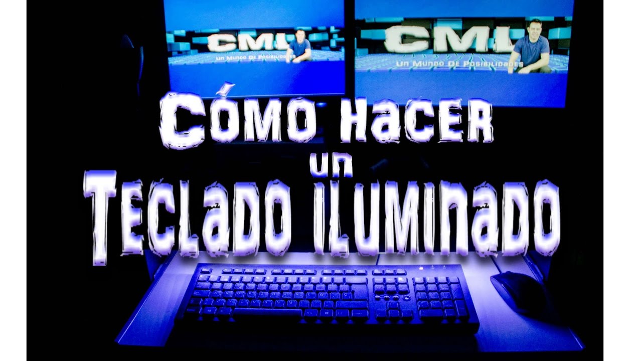 Teclado iluminado. Keyboard lighting - YouTube