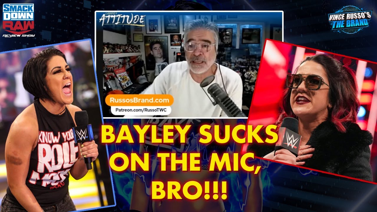 VINCE RUSSO: BAYLEY Has The Worst Mic Skills In WWE! - YouTube