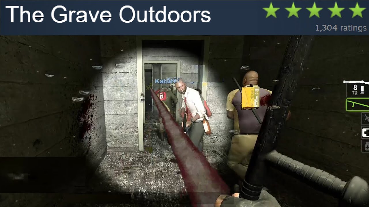 L4D2 custom map: The Grave Outdoors (H8) | Pentakill - YouTube