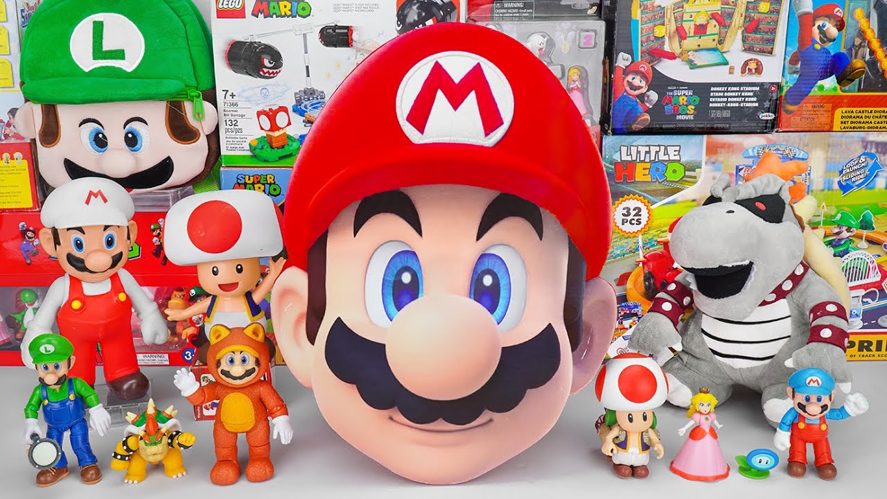 Super Mario Bros Mystery Box Unboxing Toys Review 💖 Mario, Luigi, Toad ...