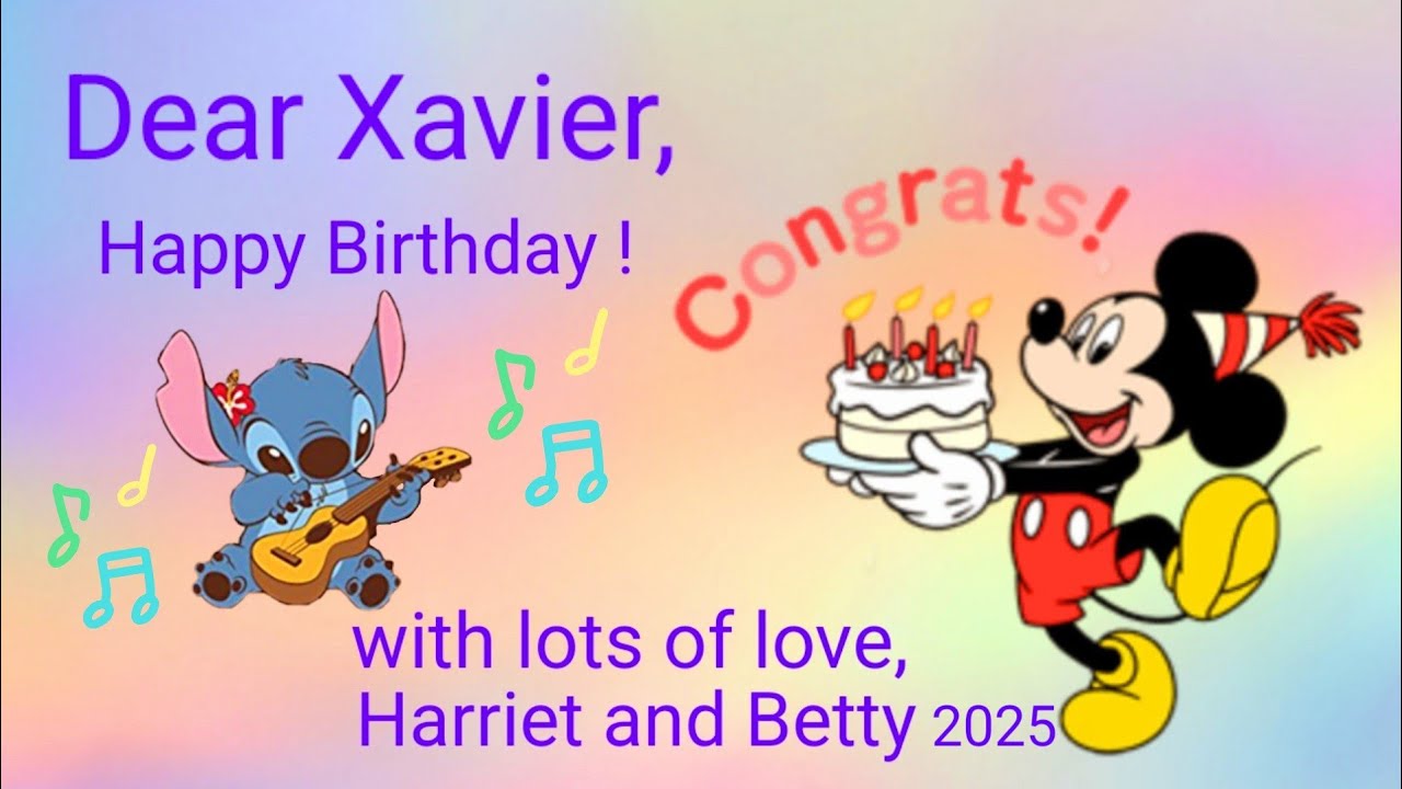 ️💕 ️Happy birthday to our lovely baby, Xavier Li ! ️💕 ️ - YouTube