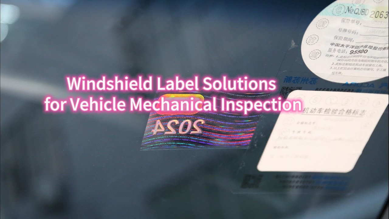 SZIMAGE Windshield Label Solutions for Vehicle Mechanical Inspection ...