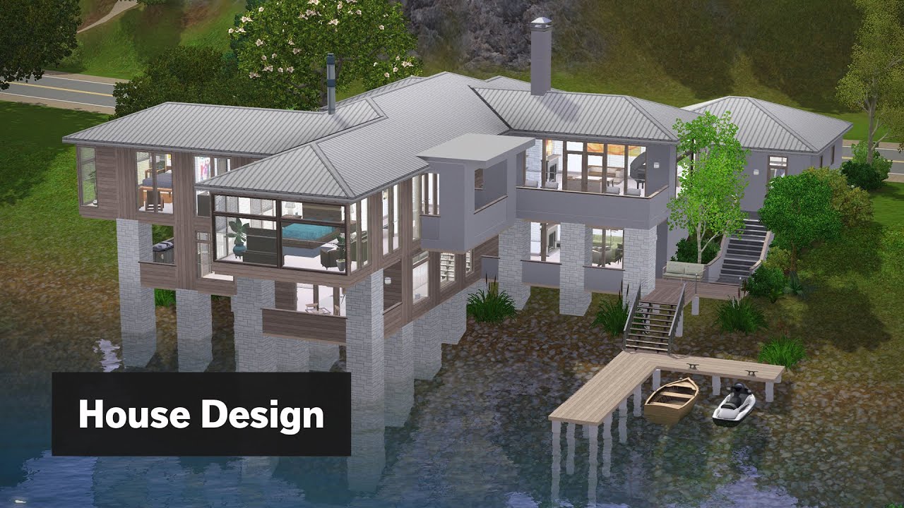 Modern House Plans Sims 3