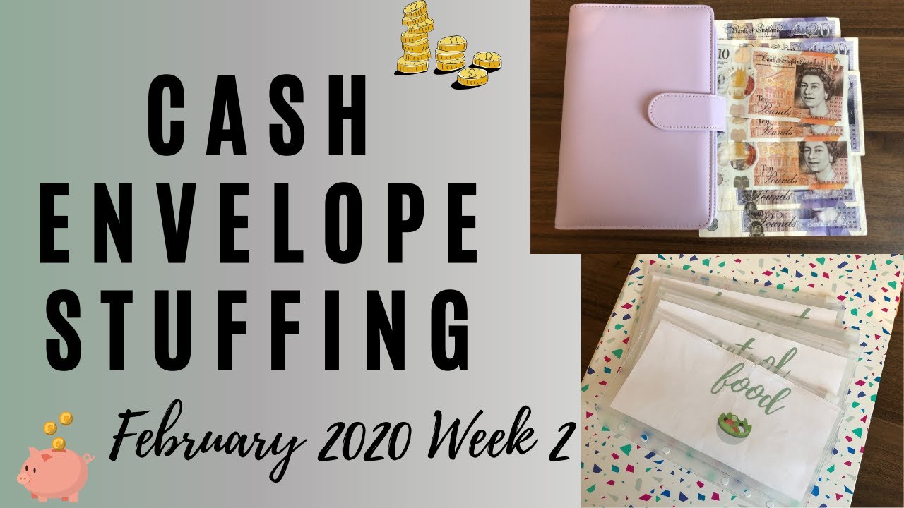 Cash Envelope Stuffing + Budget Update February 2020 Week 2 | Cash ...