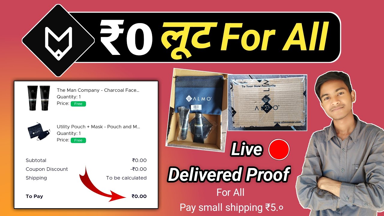 biggest free shopping loot today | 100% free shopping loot | Live order ...