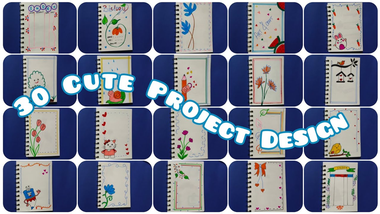 30 Cute Project Design #frontpage #aestheticdesign #assignment # ...