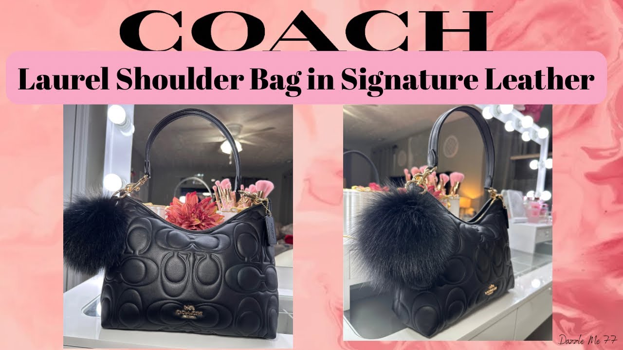 💥NEW💥COACH Laurel in Signature Leather: What fits?? - YouTube